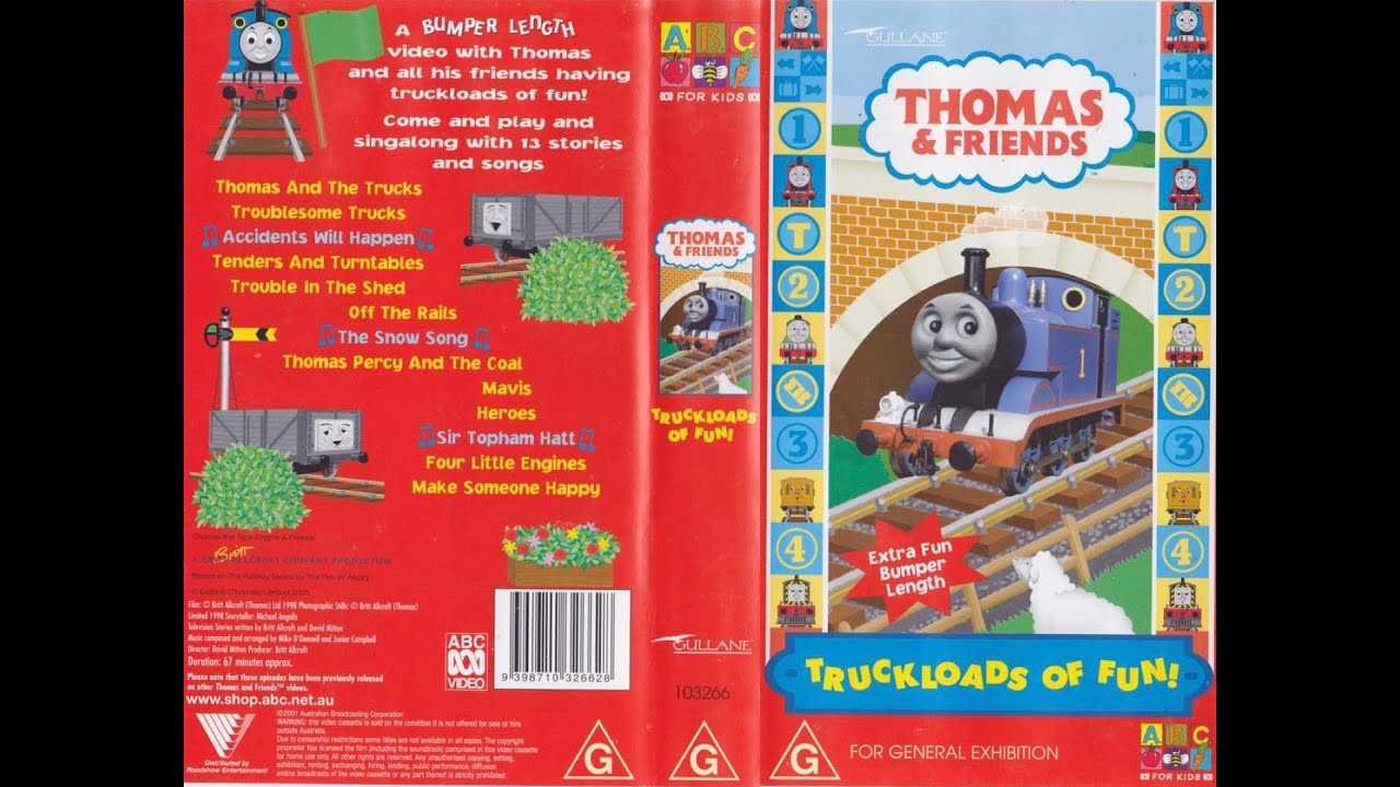 Opening To Thomas & Friends Truckloads of Fun 2001 AU VHS - YouTube