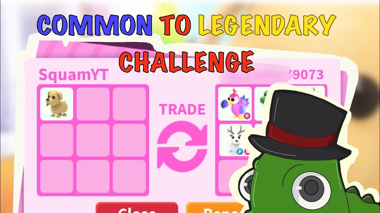 COMMON TO LEGENDARY CHALLENGE IN ADOPT ME! - YouTube