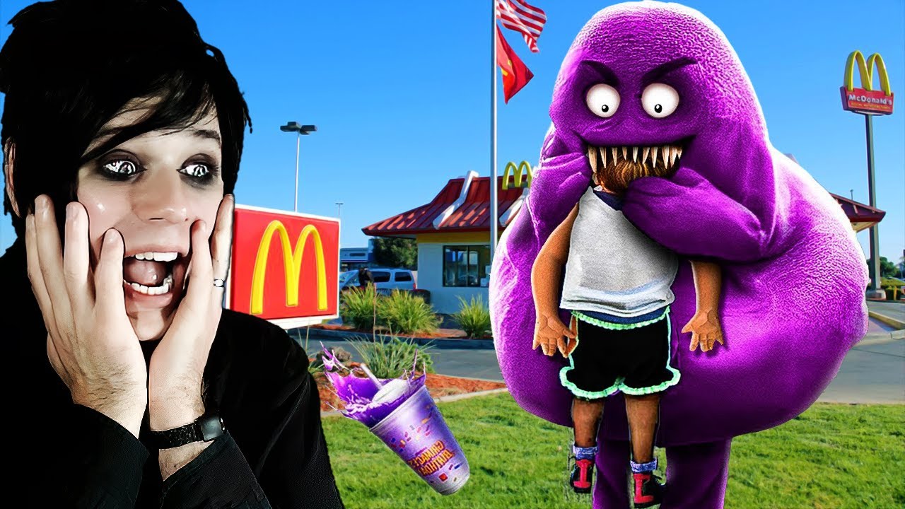 GRIMACE SHOWS UP TO YOUR HOUSE AND EATS YOU - YouTube