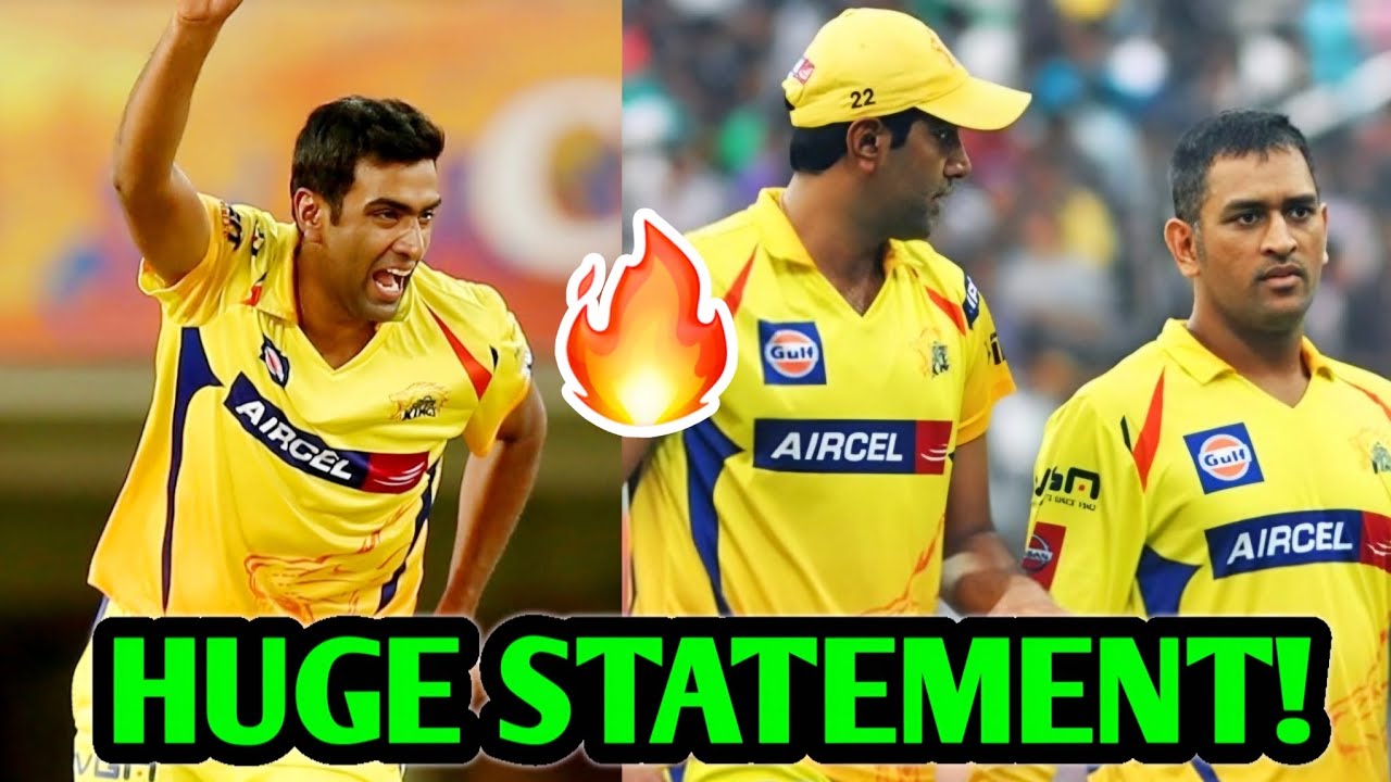Ashwin HUGE Statement on CSK! 🔥| Ravichandran Ashwin IPL 2025 Cricket ...