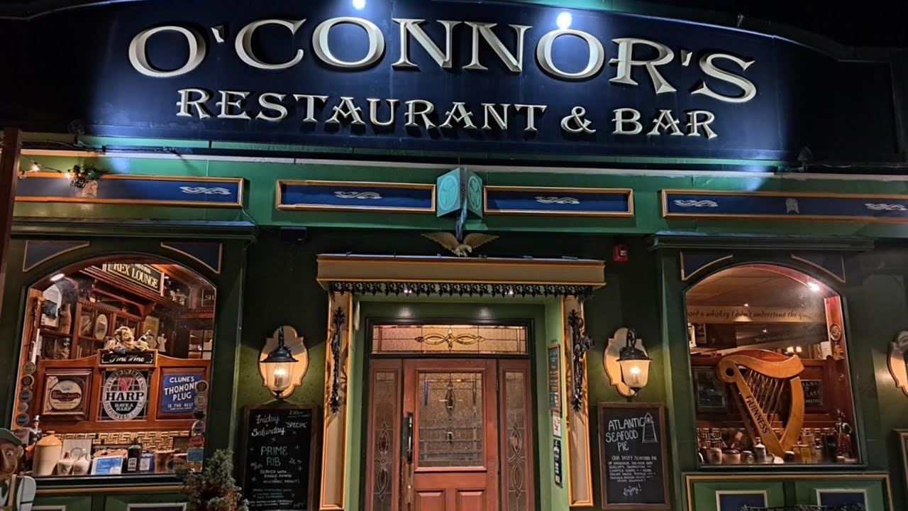 O'Connors Irish Pub and Restaurant Food Review - V-Day Dinner - YouTube