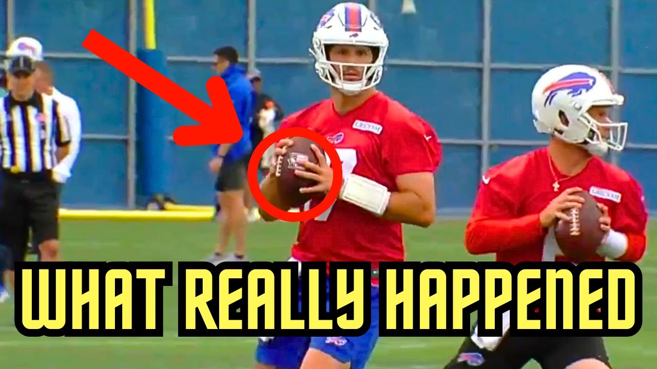 Josh Allen TOSS'N HEATERS At Buffalo Bills OTAs - Keon Coleman And Ray ...