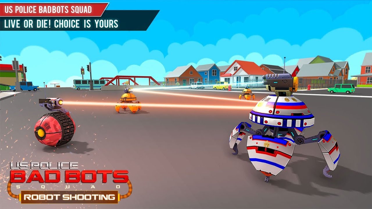 US Police Bad Bots Squad – Robot Shooting Game - YouTube