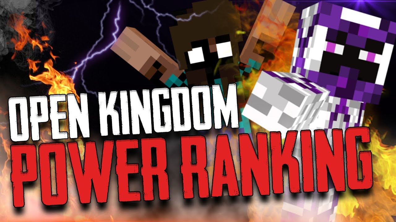 OPEN KINGDOM POWER RANKING!! - YouTube