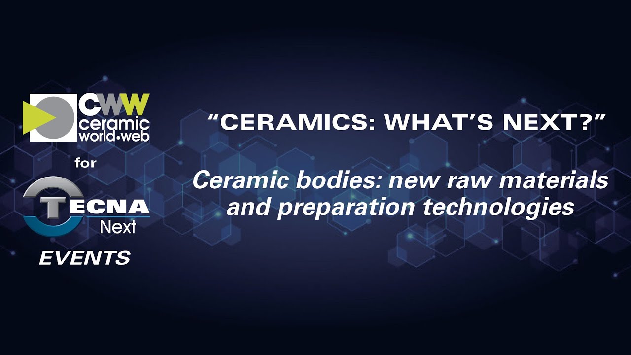 Ceramic bodies: new raw materials and preparation technologies - YouTube