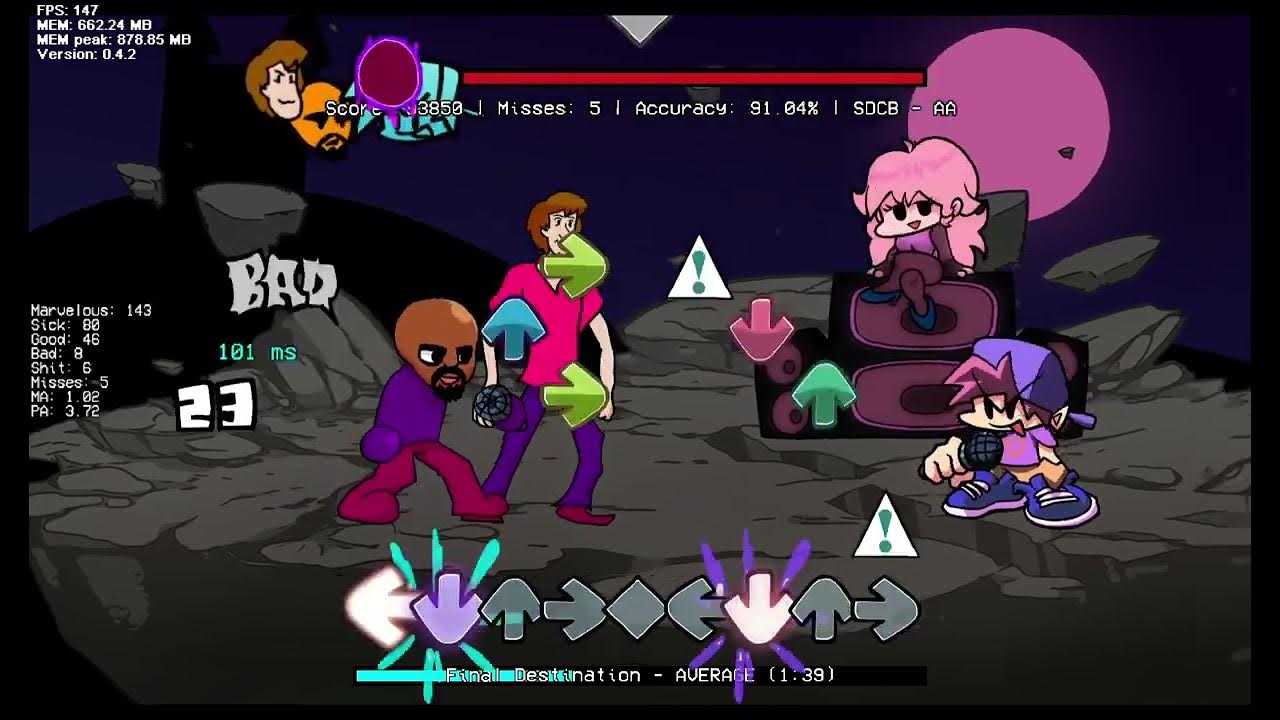 FNF Average Shaggy x Matt Final Destination Clear - YouTube