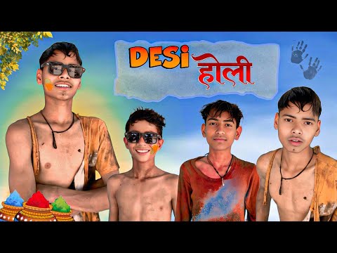 || देसी Holi 2025 Funny Video || Manav Chauhan Mva Idiots Comedy ...
