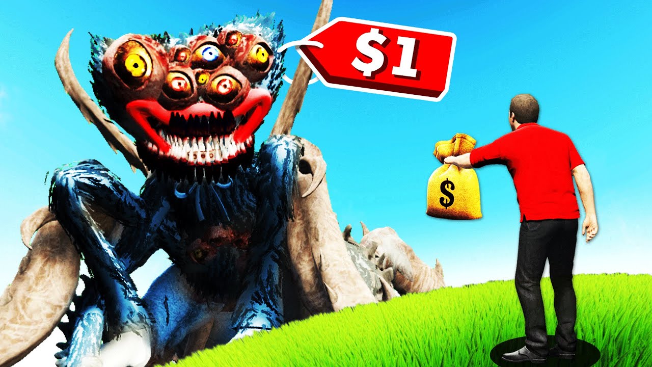 Buying CURSED HUGGY WUGGY For $1 In GTA 5 - YouTube