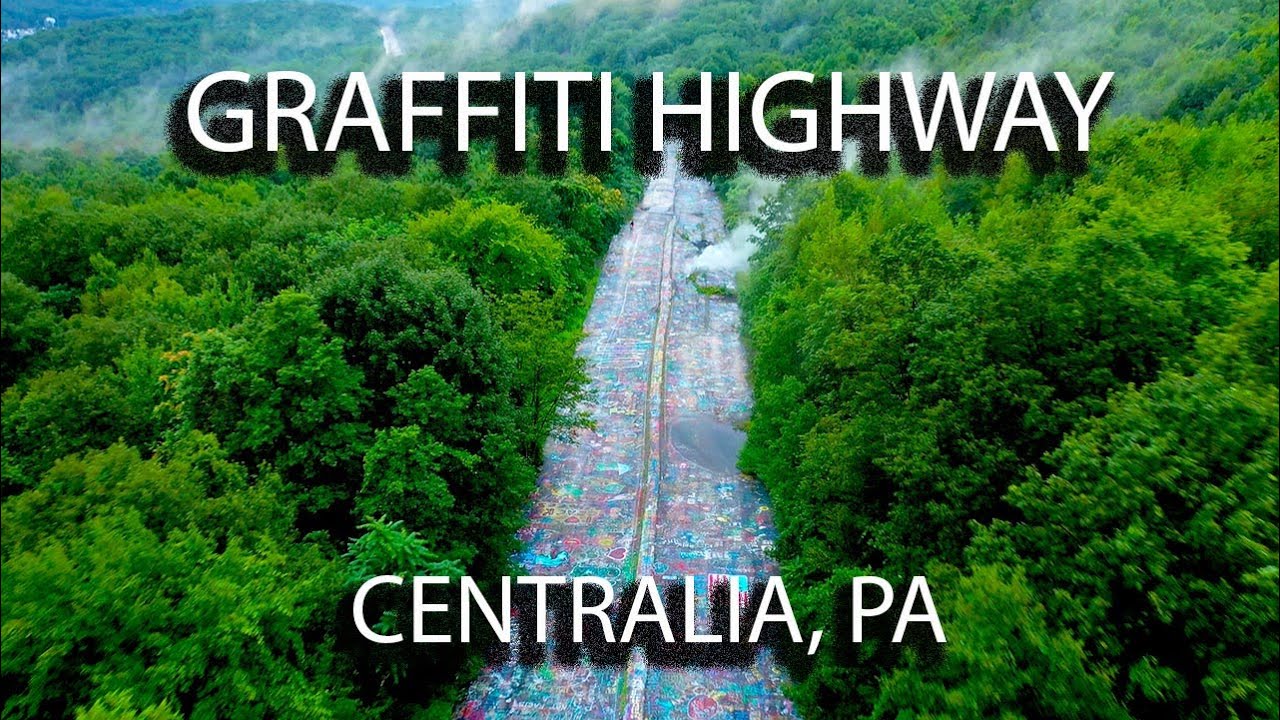 Centralia Graffiti Highway - Lost Americana Art - YouTube