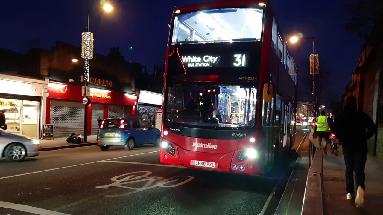 Full Route Visual London Bus Route 31 White City Camden Town full-route-visual-london-bus-route-31-white-city-camden-town