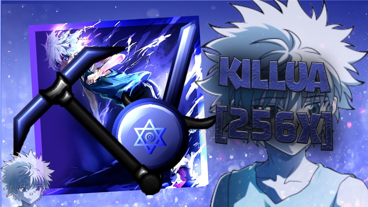 Killua [256x] MCBE PvP Texture Pack (1.20+) | FPS BOOST 40% Best Mcpe PVP Pack ever? - YouTube