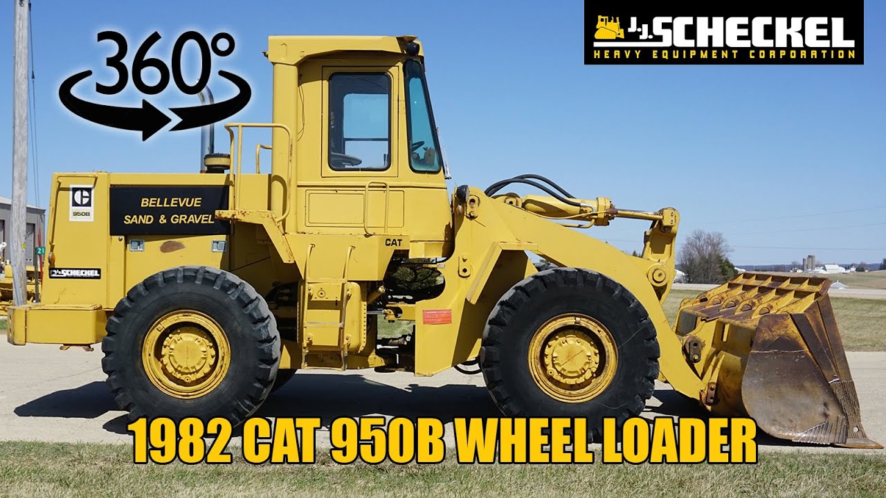 1982 Cat 950B, Wheel Loader, A03431, 360 - YouTube
