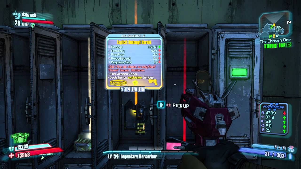 Borderlands 2 Legendary in a locker!! - YouTube