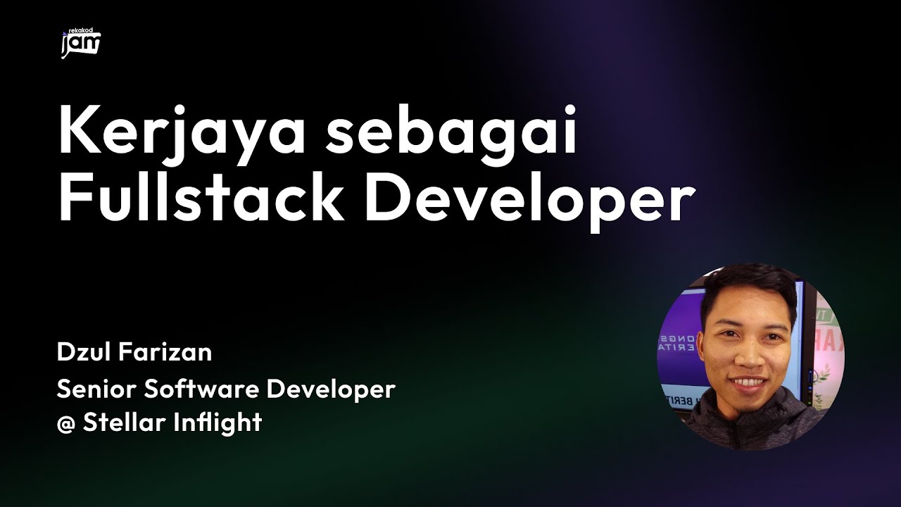 Kerjaya sebagai Fullstack Developer | Rekakod Jam #3 - YouTube