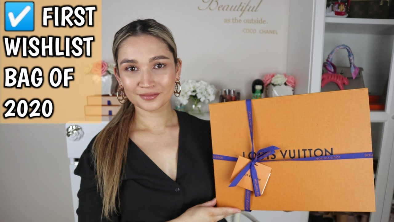 UNBOXING MY FIRST WISHLIST BAG OF 2020 | LOUIS VUITTON - YouTube