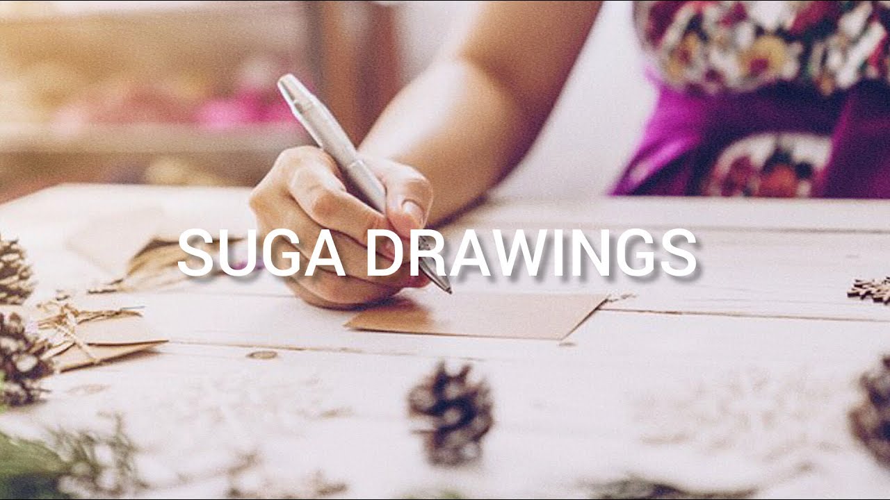 HYPER REALISTIC DRAWINGS OF BTS SUGA E2 - YouTube