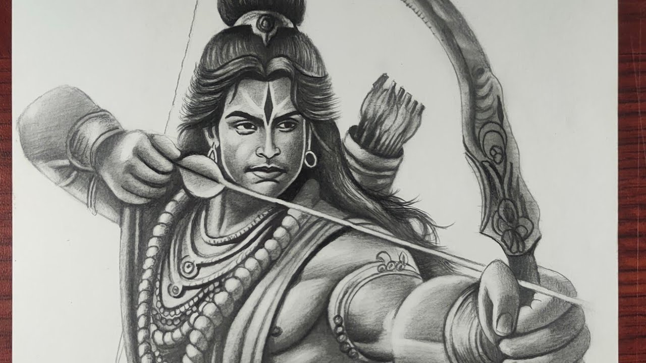 How To Draw Lord Ram🚩 - YouTube