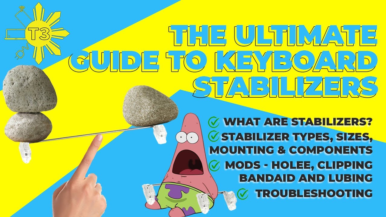 Ultimate Guide to Modding Mechanical Keyboards Stabilizers - YouTube