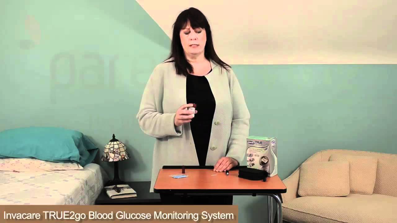 Invacare TRUE2go Blood Glucose Monitoring System - ISG1723187 - YouTube