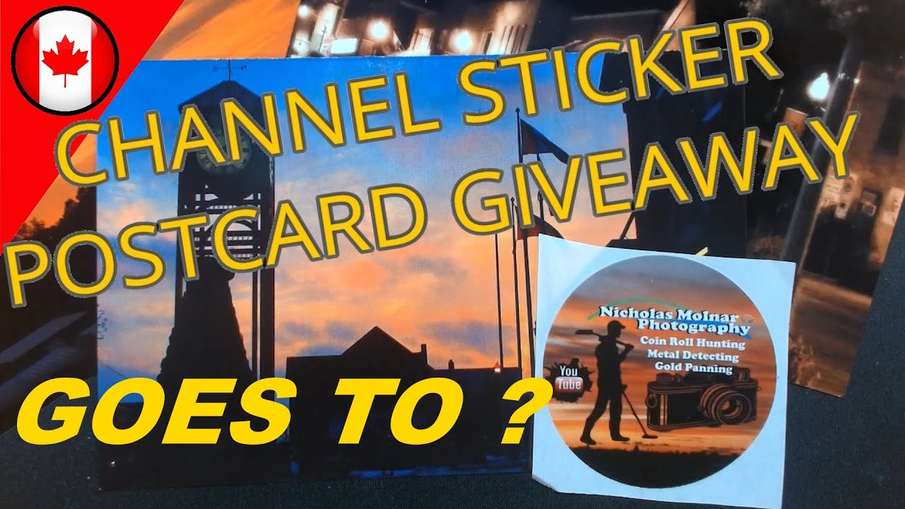 Postcard Sticker Pack Giveaway Goes To? - YouTube
