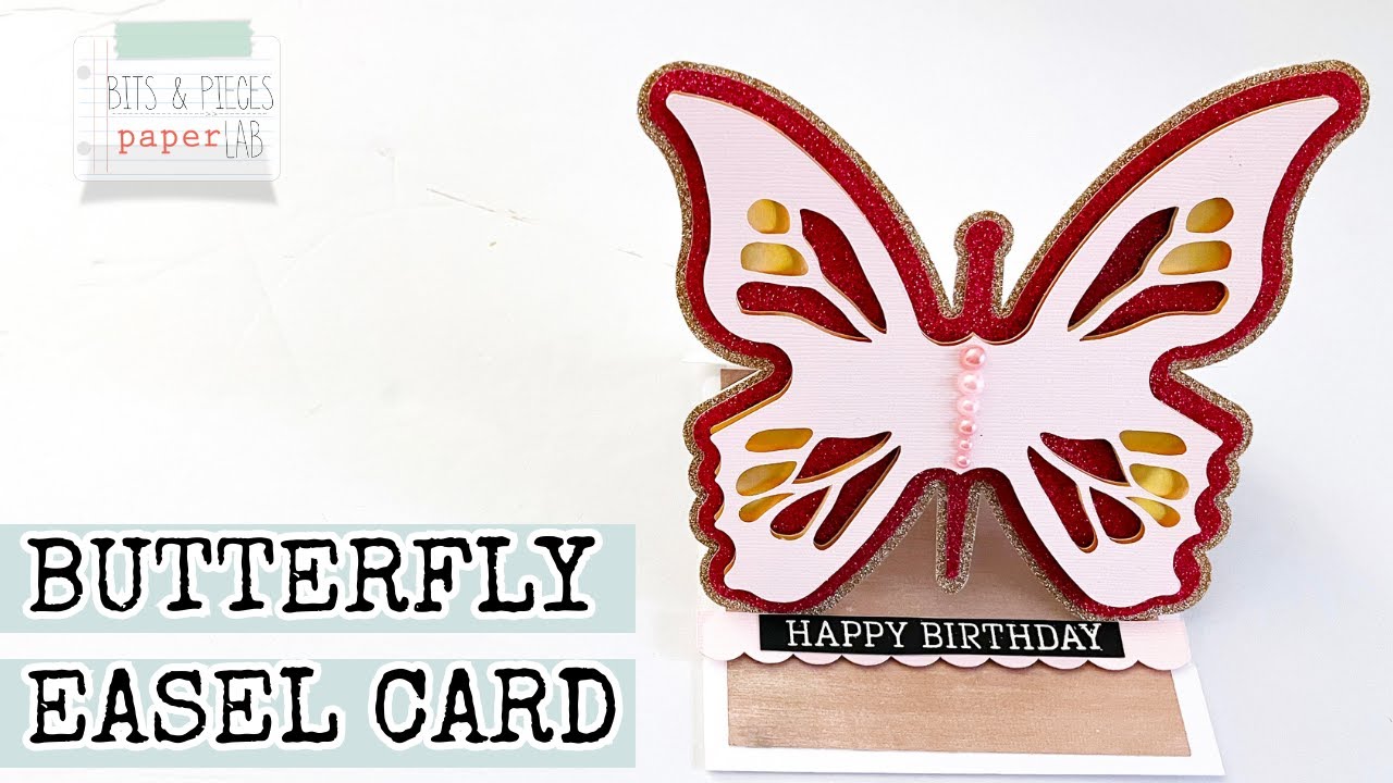 Butterfly Easel Card Tutorial - YouTube