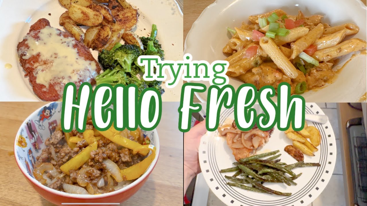 TRYING HELLO FRESH for the week | Meal Kits for two people - YouTube