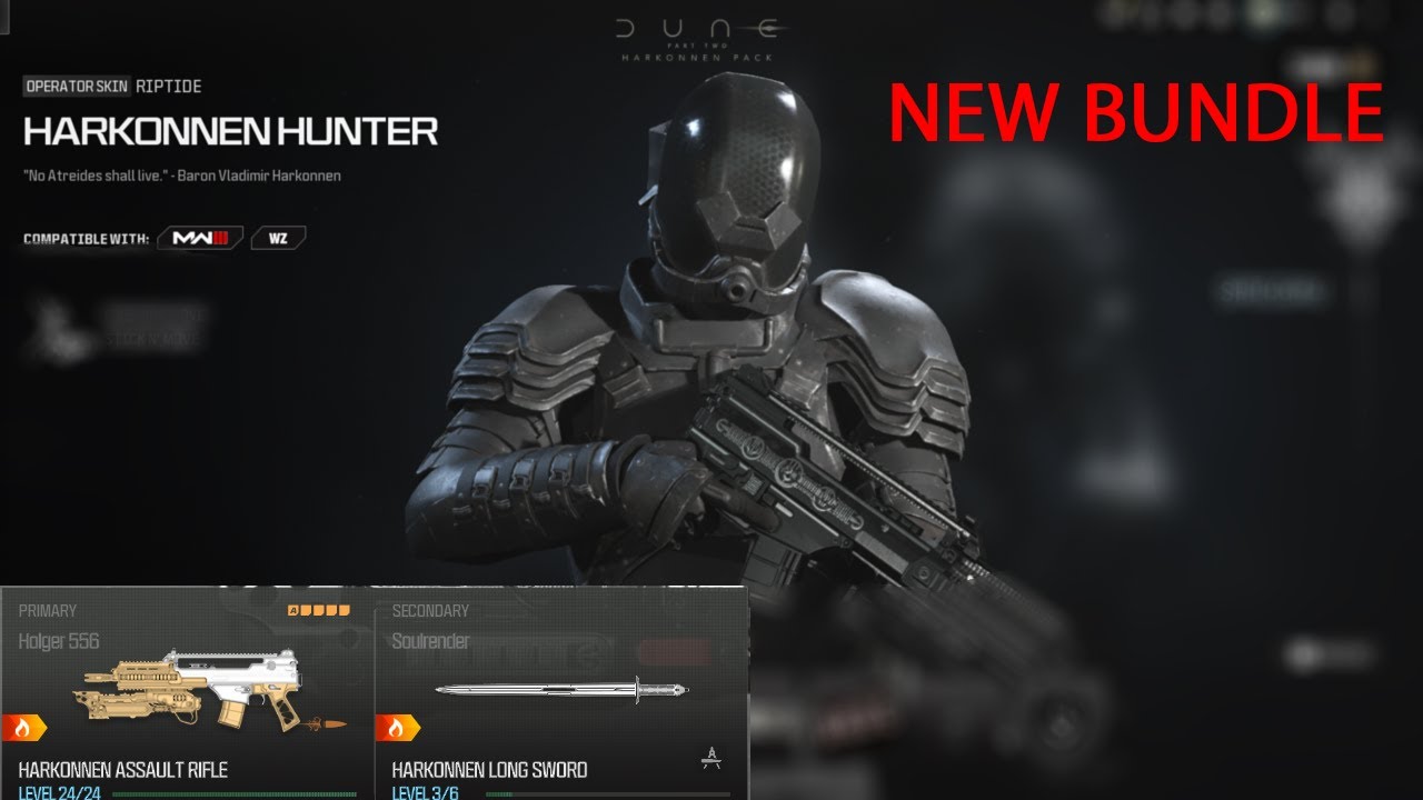 *NEW* DUNE - HARKONNEN Tracer Pack Call of Duty Warzone 3 SQUAD ...