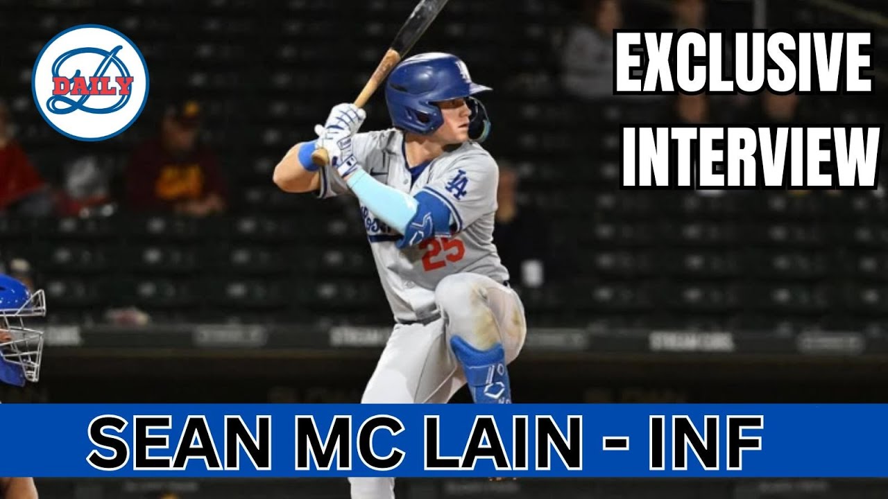 Dodgers Infielder, Sean McLain, Joins Dodgers Daily - YouTube