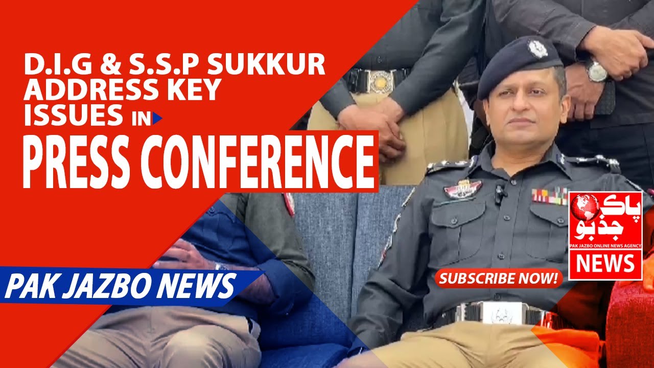 DIG Sukkur Faisal Abdullah Chachar and SSP Amjad Sheikh Address Key ...