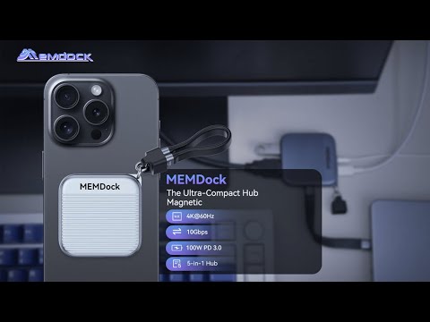 Now on Kickstarter: The Ultra-Compact Magnetic USB-C Hub - YouTube