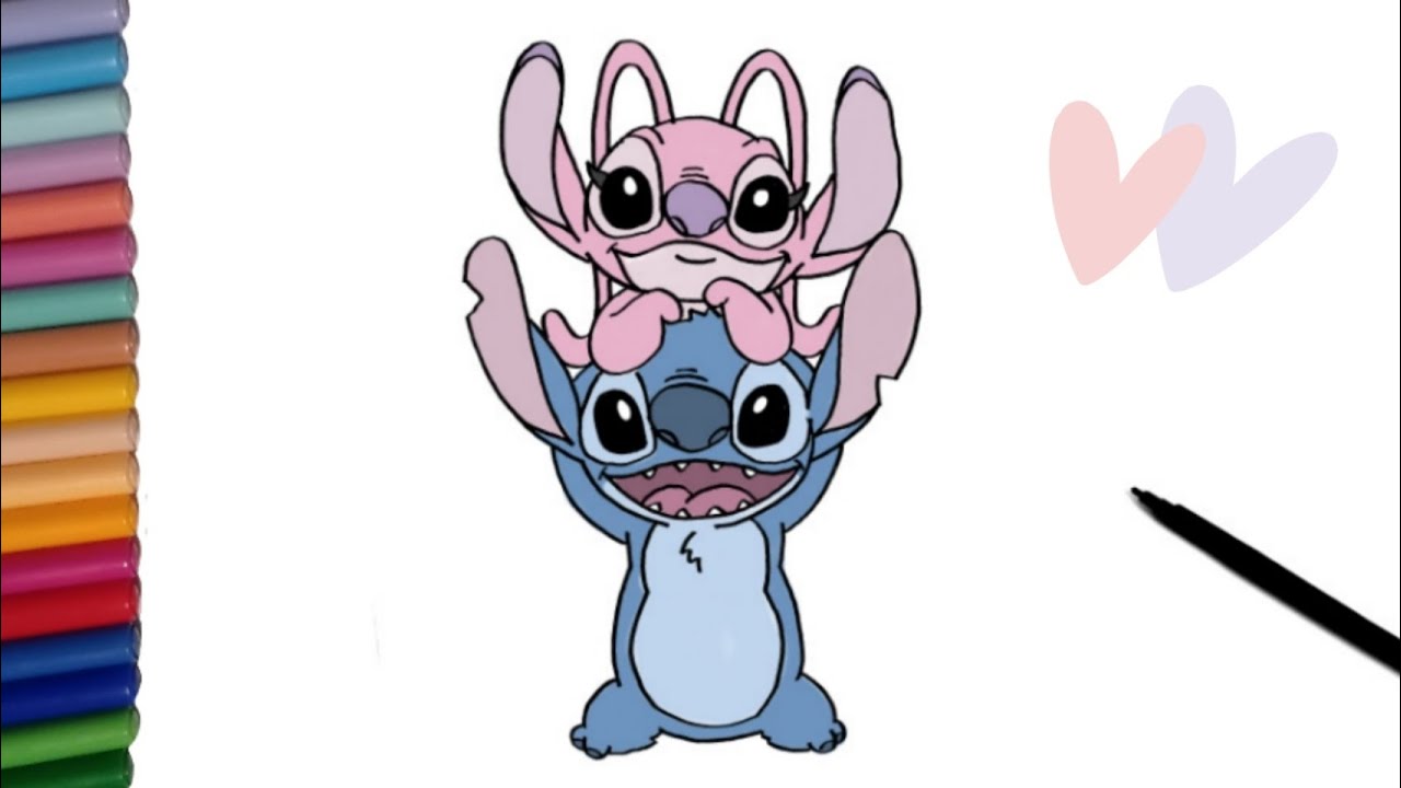 How To Draw Angel And Stitch I Easy Drawing Step By Step YouTube how-to-draw-angel-and-stitch-i-easy-drawing-step-by-step-youtube