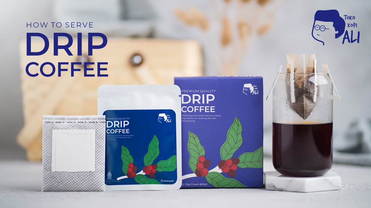How To Serve Coffee Drip - Toko Kopi Ali - YouTube