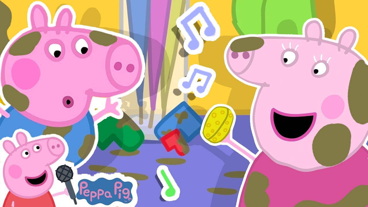 The Clean Up Song | Ring-a-ring-a-rosies | Peppa Pig Nursery Rhymes ...