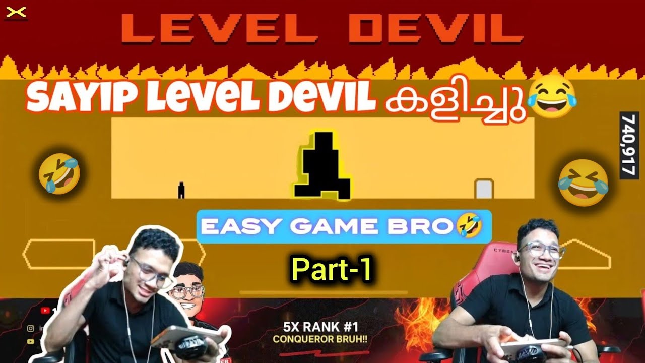Sayipop level devil കളിച്ചു🤣😂 easy game bro😂🤣sayipop playing level devil game😆ചിരിച് ചത്തു🤣 ...