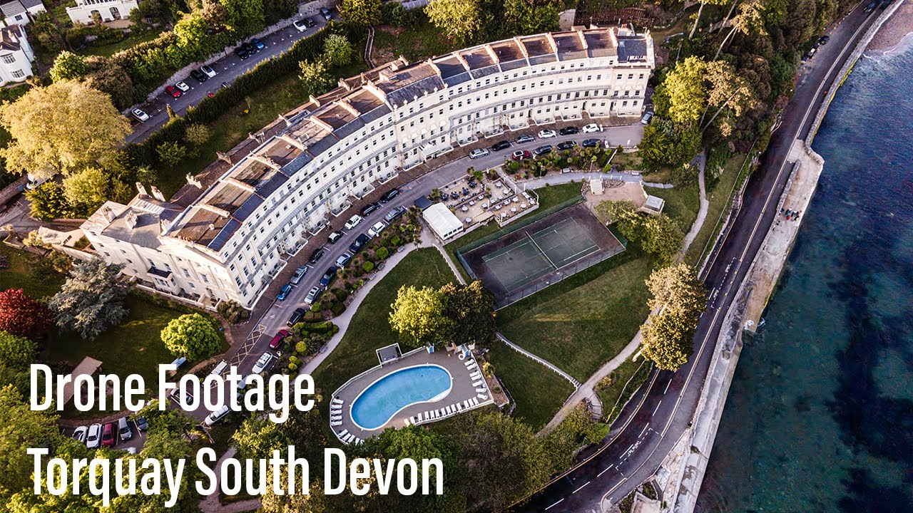 Torquay Torbay South Devon Aerial Drone Footage - YouTube