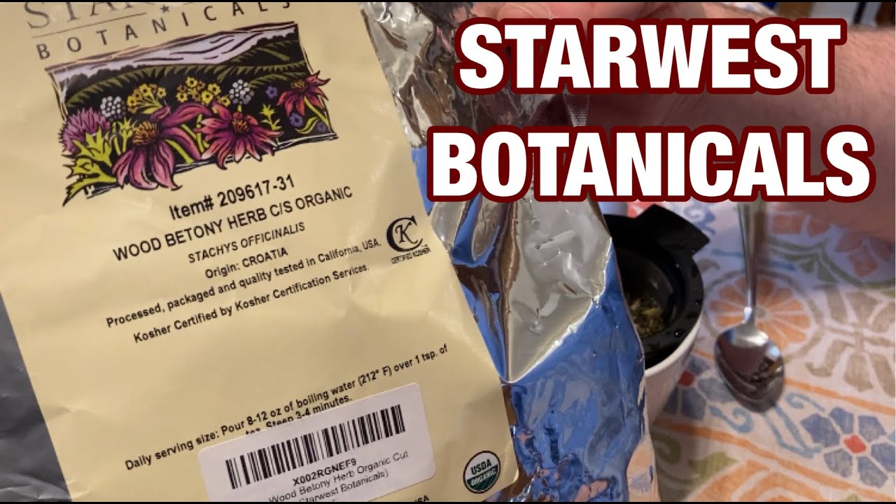 Starwest Botanicals Organic Wood Betony Herb - YouTube