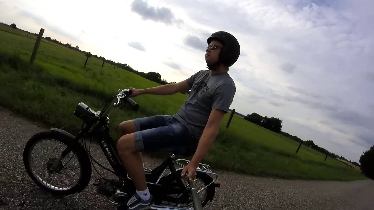 Puch Maxi K Restoration and Ride (1975 Moped) - YouTube