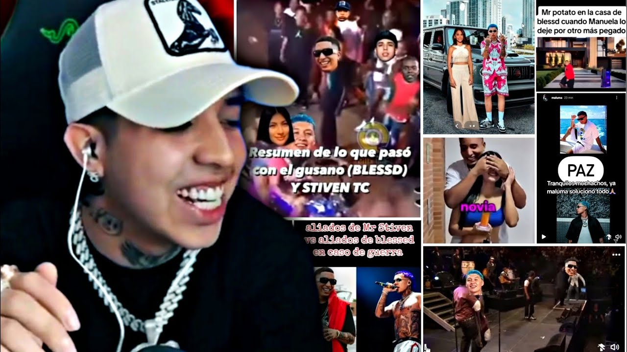 REACCIONANDO A MEMES EN TIKTOK DE LA POLÉMICA DE BLESSD Y MRSTIVEN 😂 ...