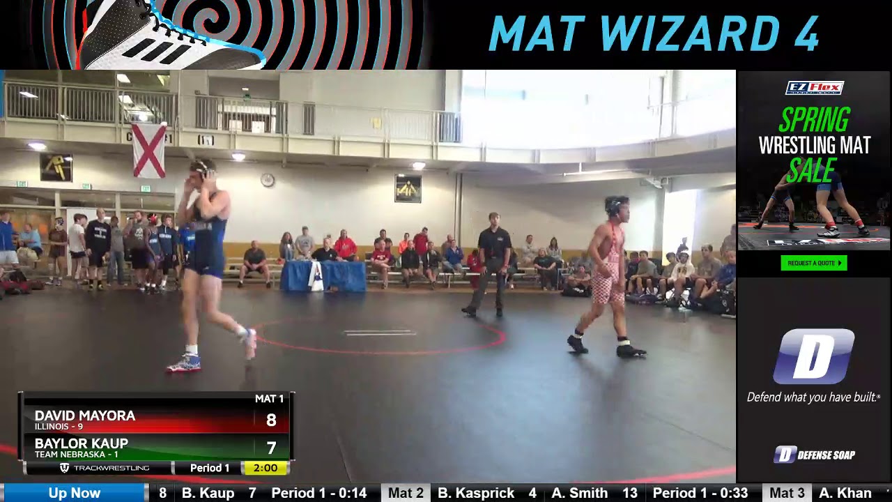 Mat 1 119 David Mayora Illinois Vs Baylor Kaup Team Nebraska - YouTube
