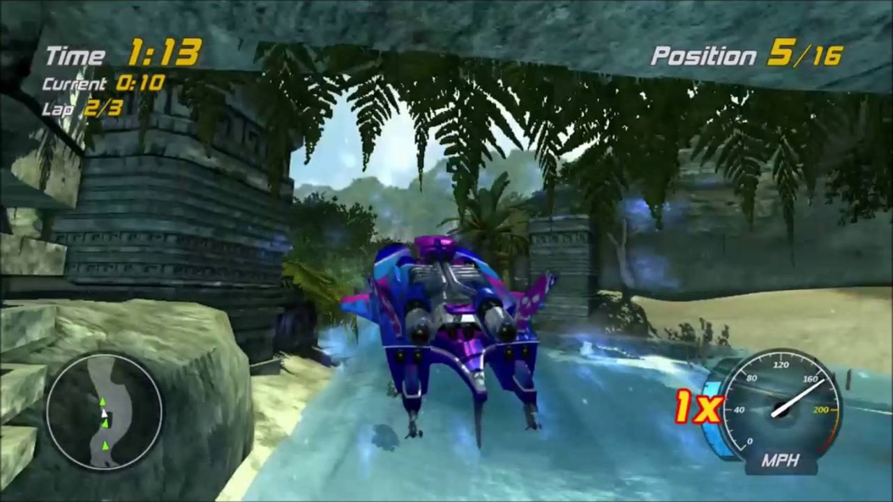 Hydro Thunder Hurricane Monster Island - Thresher Pro - YouTube