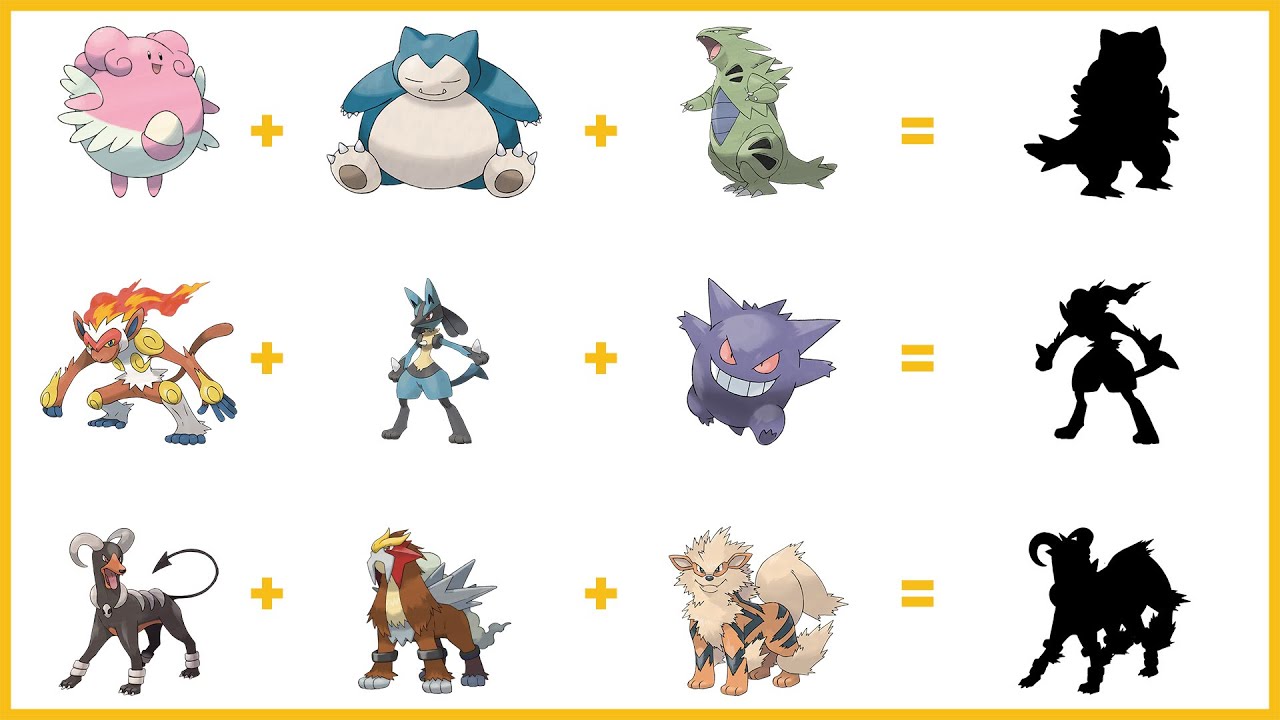 Pokemon Fusion Compilation #110 | arcanine | entei | houndoom | gengar ...