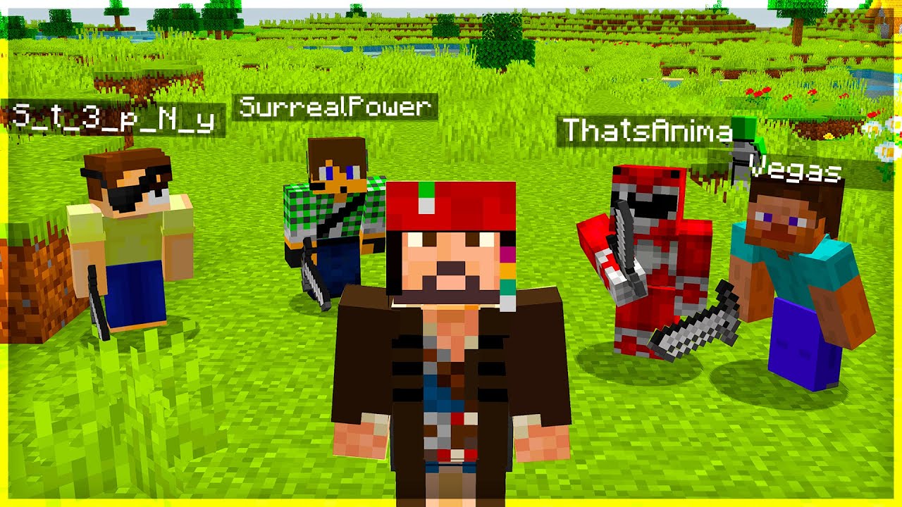 MATES vs HEMERALD! - Minecraft HITMEN! Speedrunner VS 4 Hunters - YouTube