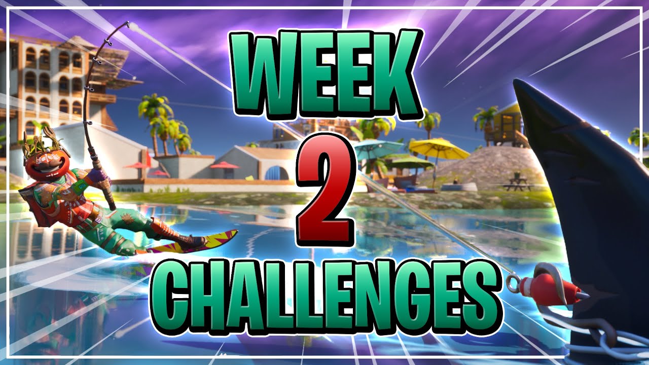 WEEK 2 CHALLENGES - Dansk Fortnite - YouTube