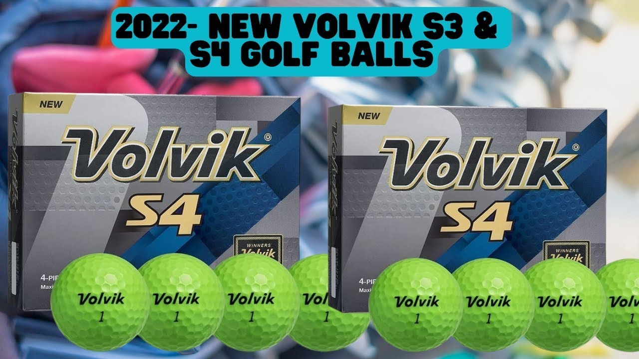 2022- NEW VOLVIK S3 & S4 GOLF BALLS | HOW MANY LAYERS ARE VOLVIK GOLF ...