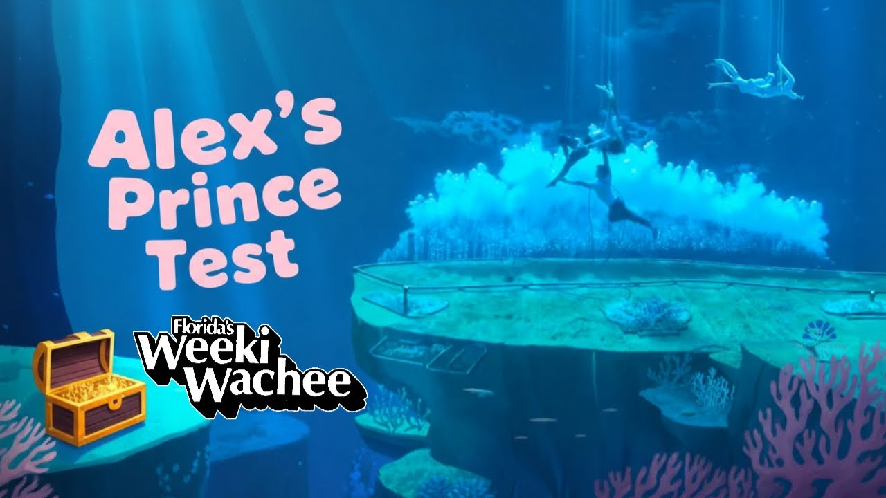 Alex Takes His Prince Test at Weeki Wachee Springs (2018) - YouTube