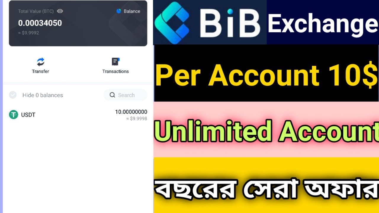 Bib exchange | Reward 10$ Future Bonus Instant | Unlimited Income ...