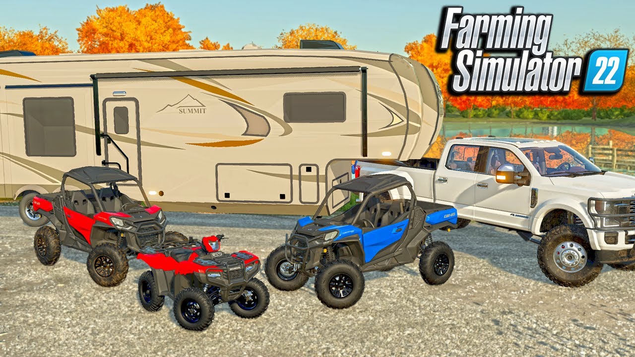 RICH REDNECK CAMPING! LIFTED TRUCKS, 2021 CAN-AM COMMANDER! | (ROLEPLAY ...