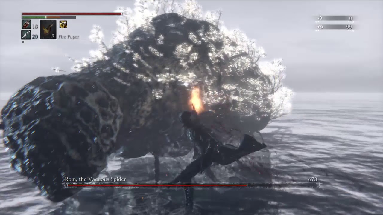 Bloodborne: Rom the vacuous spider - YouTube