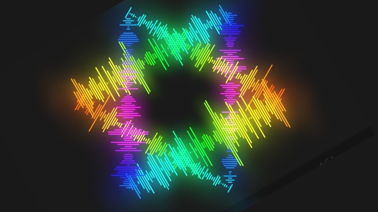 Star Audio Spectrum Visualizer Green Screen 4K | #59 - YouTube