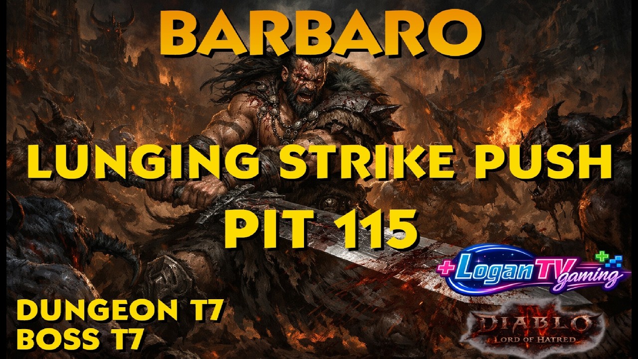 LUNGING STRIKE BARBARO PIT 115+ BOSS KILLER - MIGLIORE BUILD PER PUSH ...